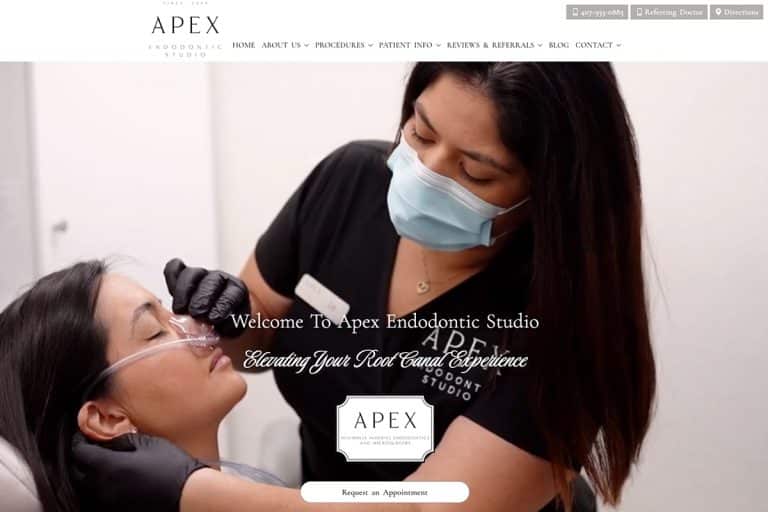 We Proudly Announce Our New Website | Apex Endodontic Studio
